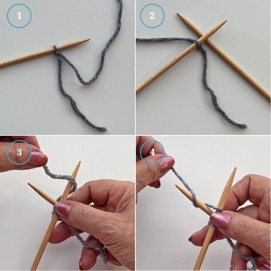 How to Work the Double Chain Cast-On in Knitting