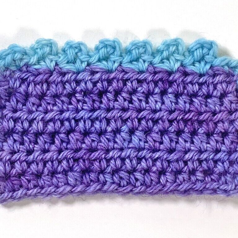 Crochet a Scalloped Border Four Ways